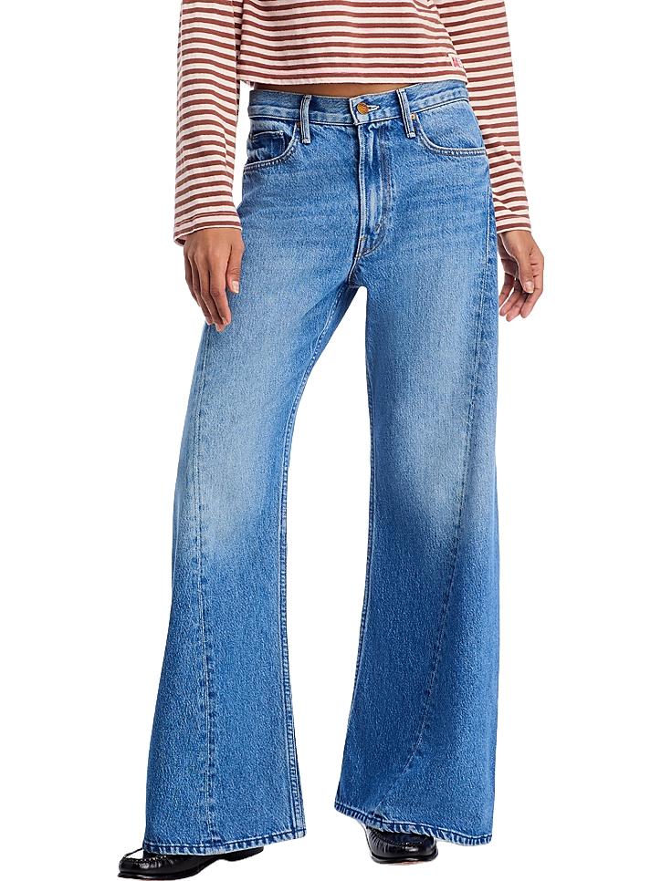 MOTHER The Lemon Twist Sneak High Rise Jeans